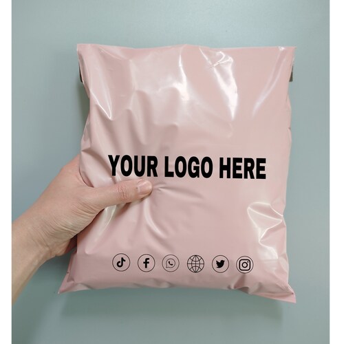 Pink Poly Mailers Shipping Bagscustom Your Design Self Seal - Etsy