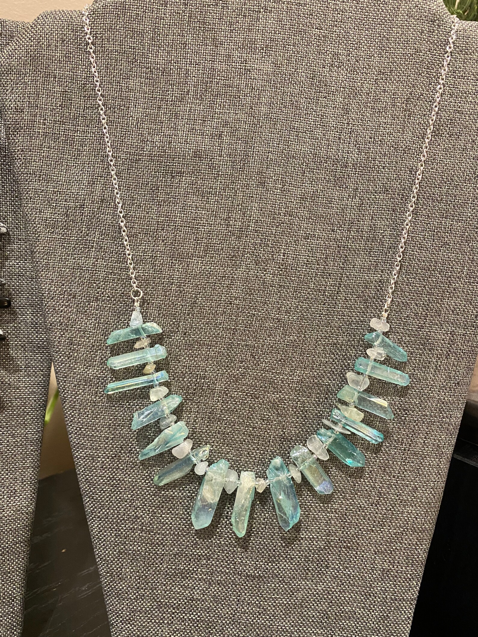 Crystal and Stone Necklace Collection - Etsy