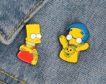 Bart Simpson Pins | Etsy
