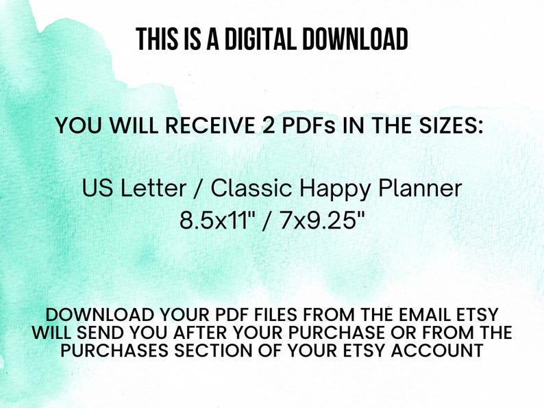 Daily Planner Printable Pages - Great for Discbound Planners, Daily ...