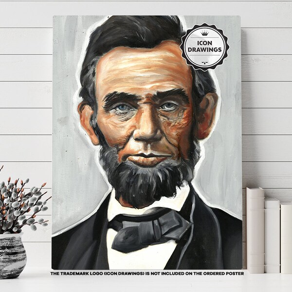 Abraham Lincoln Art - Etsy