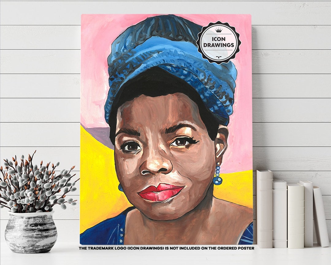 Maya Angelou Poster, Feminist Wall Art, Civil Rights Activist Prints - Etsy