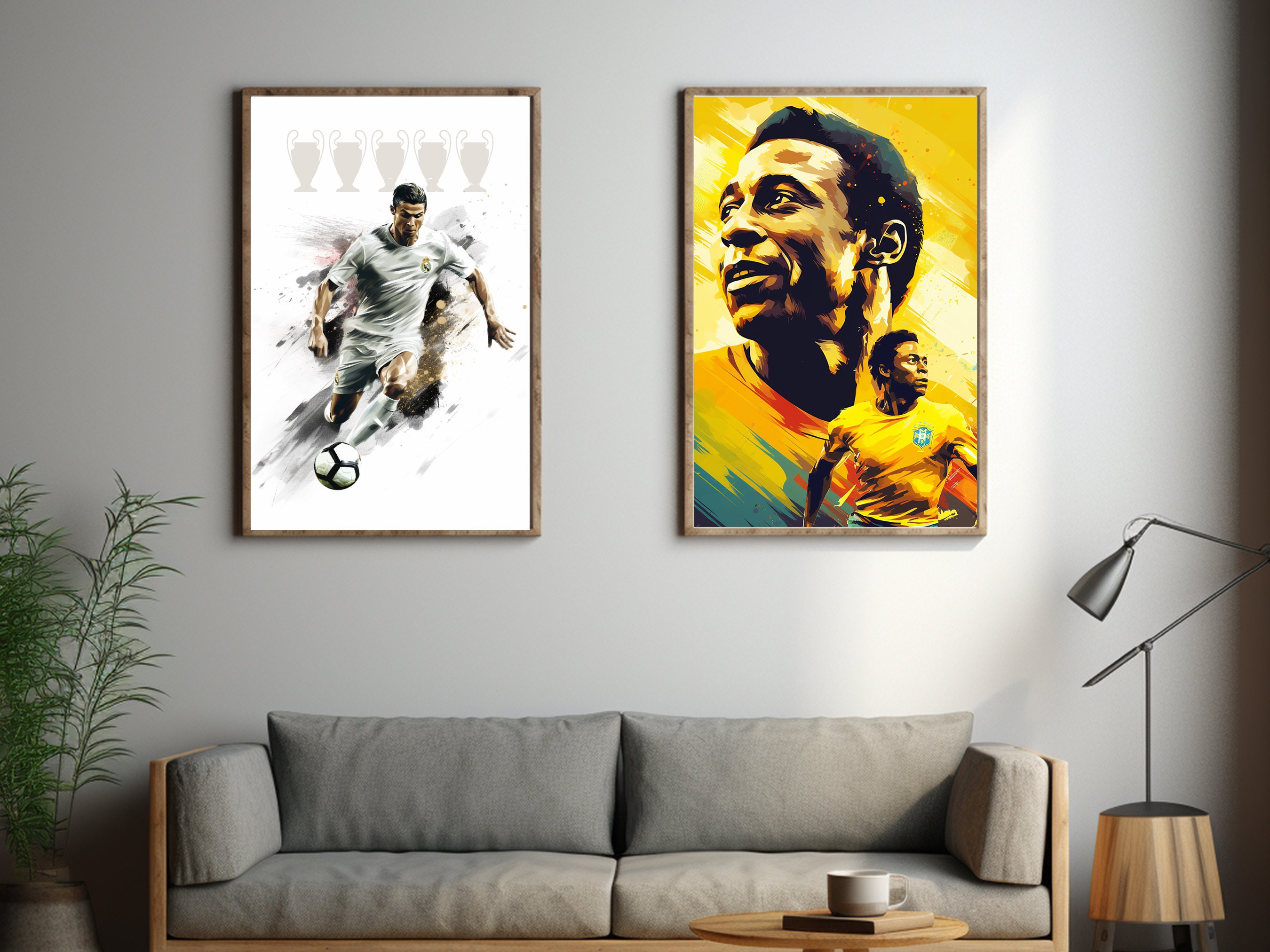 Cristiano Ronaldo CR7 A4 Watercolour Print - Champions League Icon ...