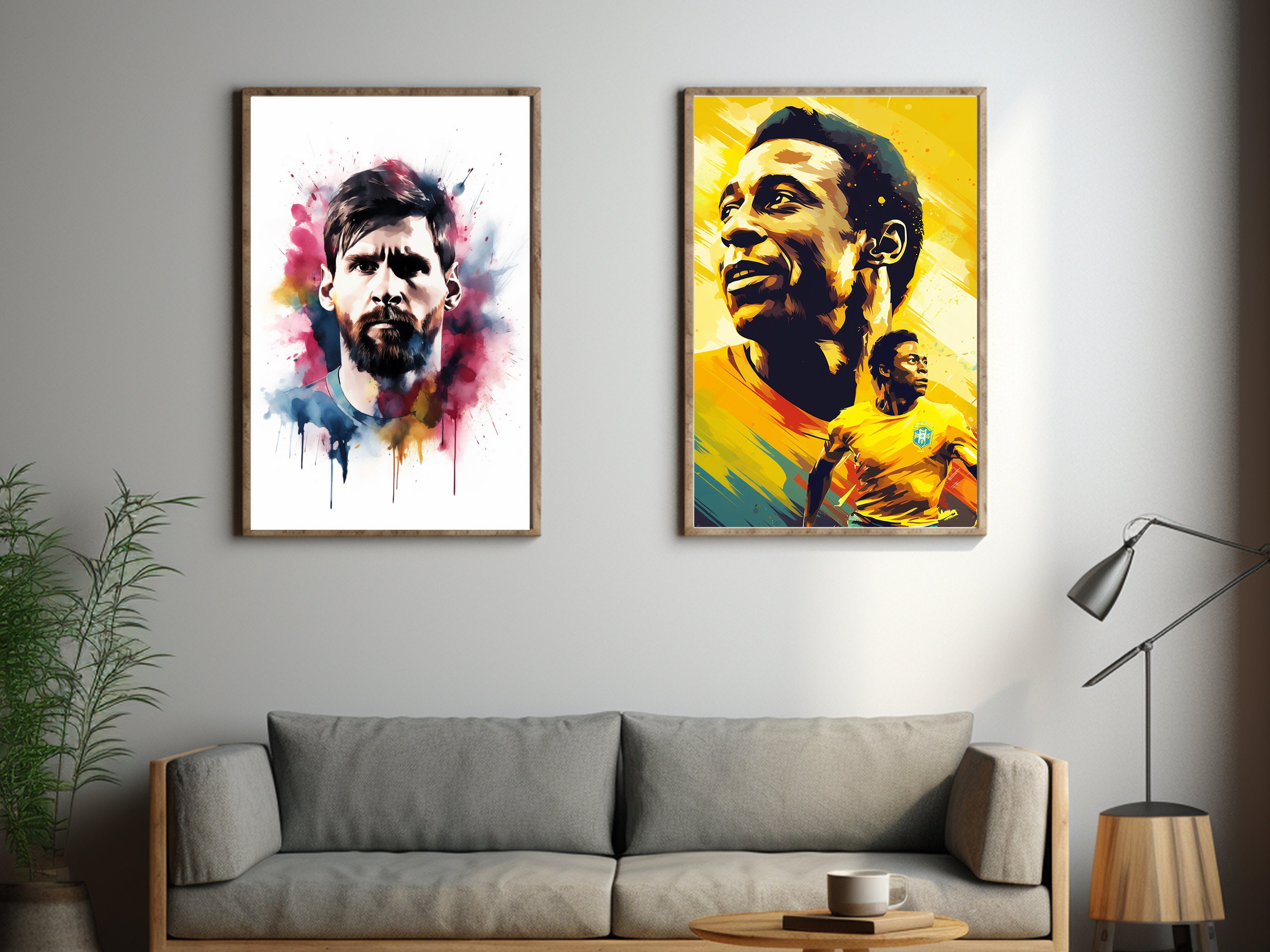 Lionel Messi A4 Watercolour Print - the Football Legend Artistic ...