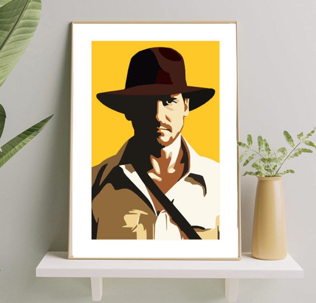 Indiana Jones-inspired Minimalist A4 Poster - PDF Instant Download ...