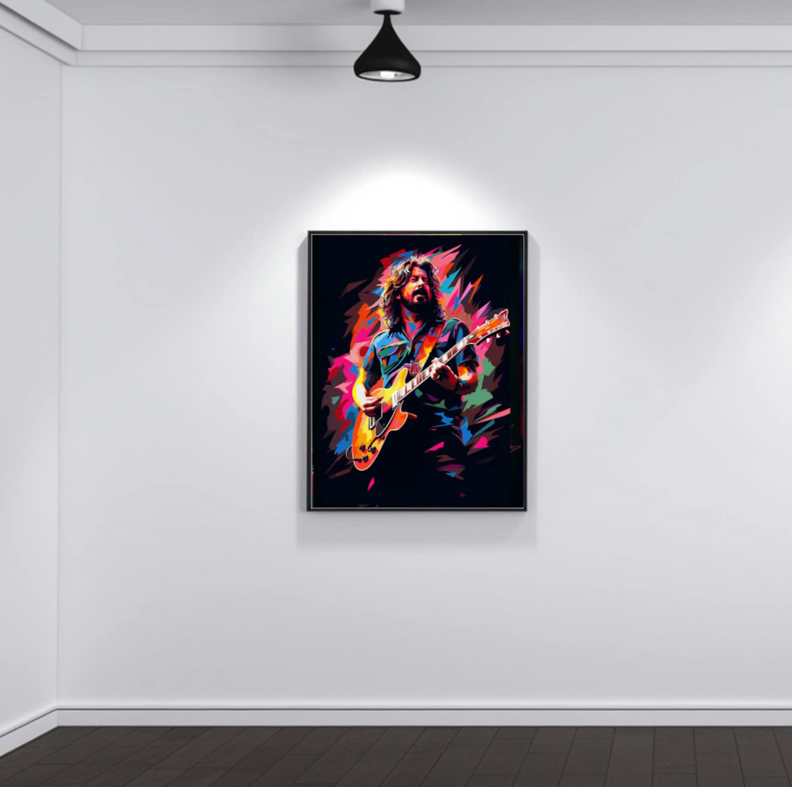 Dave Grohl-inspired A4 Art Print, Self-print, Rock Legend Tribute Decor ...