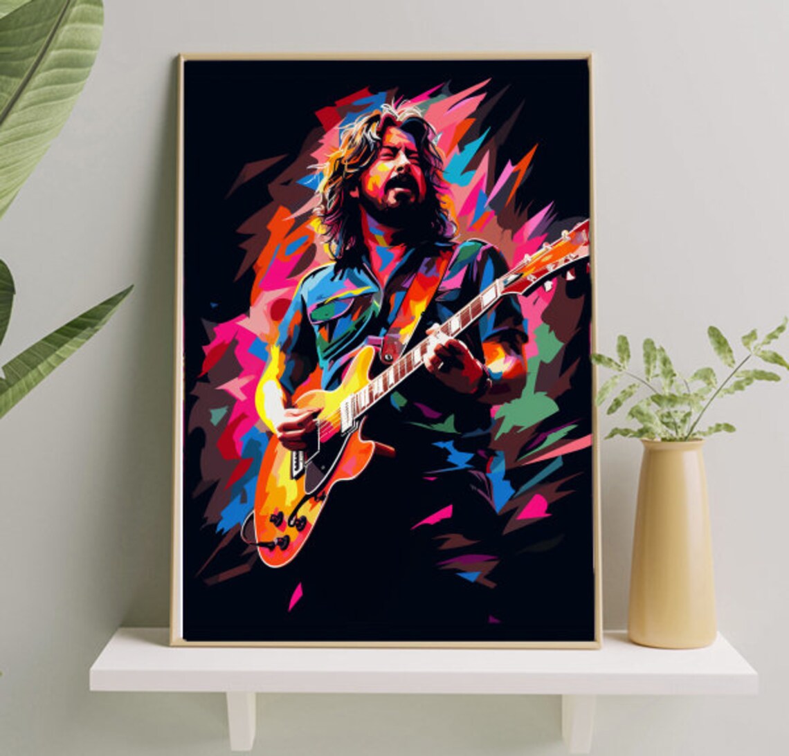 Dave Grohl-inspired A4 Art Print, Self-print, Rock Legend Tribute Decor ...