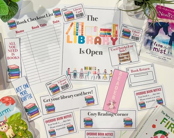 Library Dramatic Play Center, Sensory Bin, Preschool Center, Homeschool ...