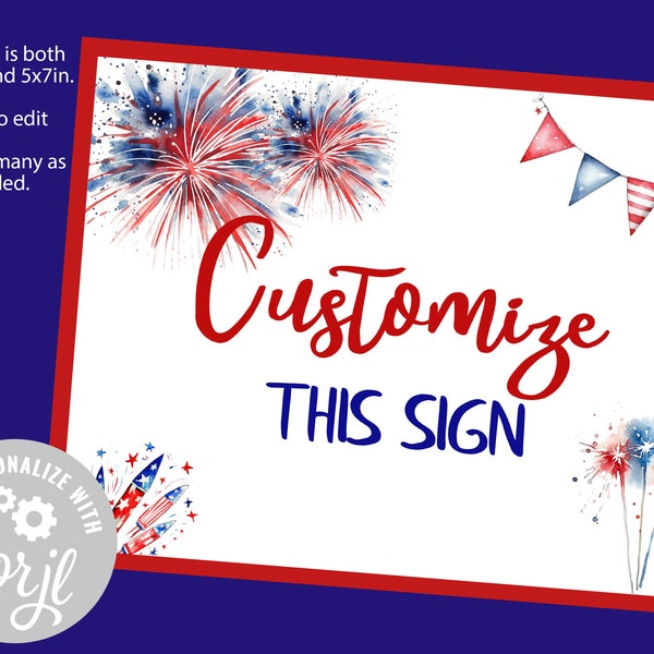 4th of July Signs - Etsy