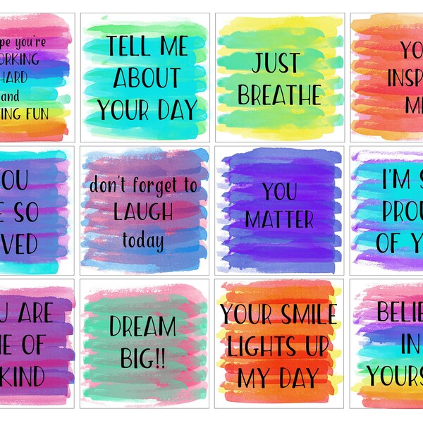 Positive Notes - Etsy