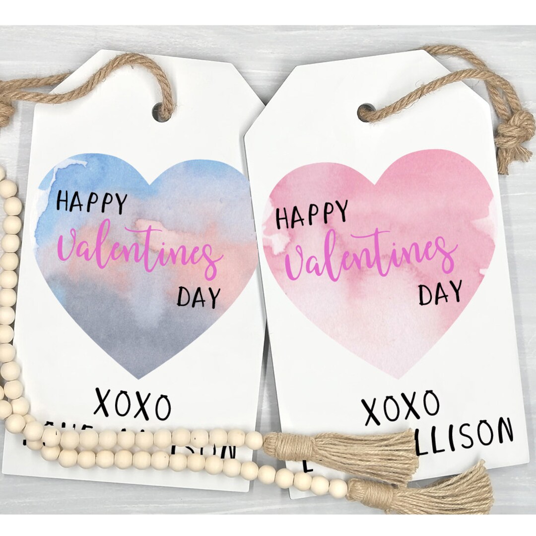Happy Valentines Day Gift Tags Teacher Student Classmate - Etsy