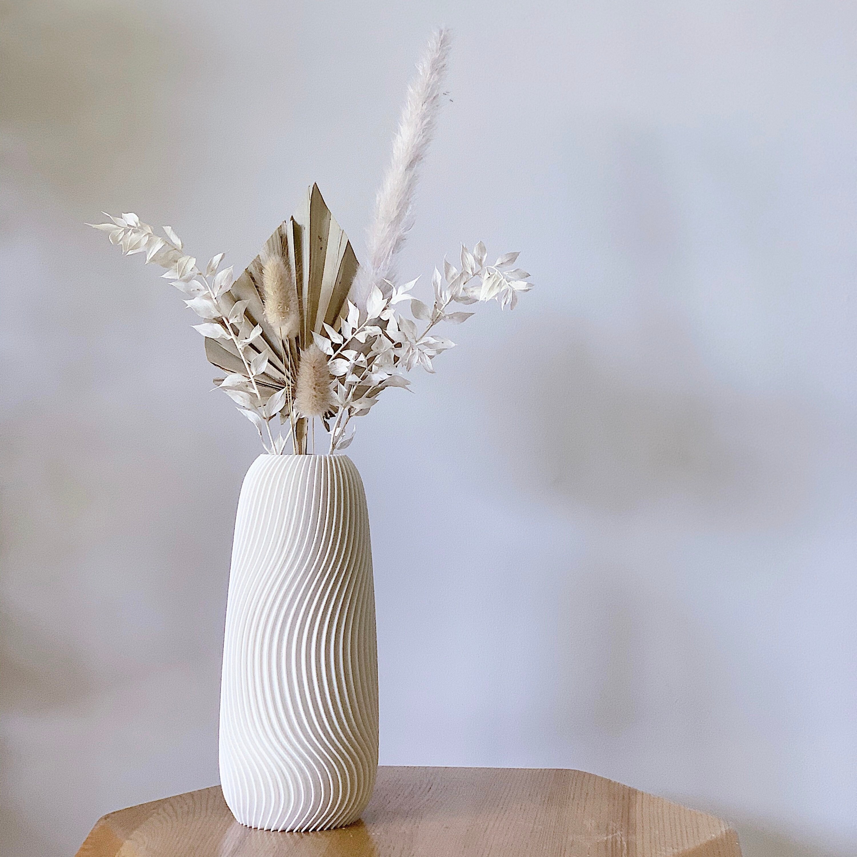 Minimal Vase Modern Vase 3D Printed Vase Flower Vase Elegant - Etsy