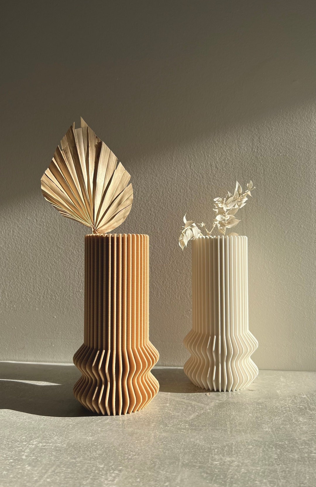 Gaia Vase - Minimal Modern Vase L Interior Design Vase L Unique and ...