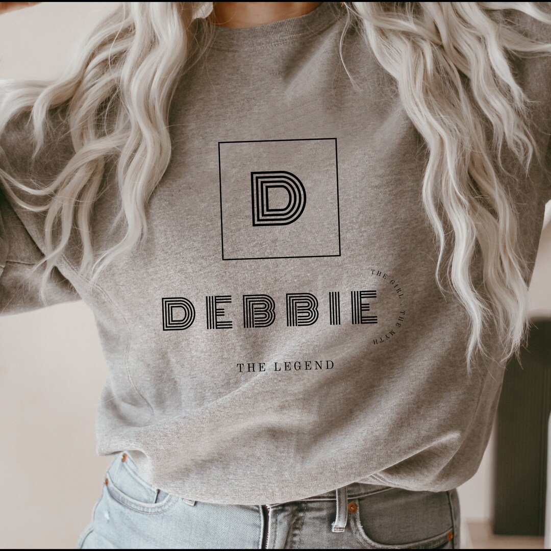 Debbie, Debbie Sweat, Grey Sweat, Personalized Sweat, Debbie Name ...