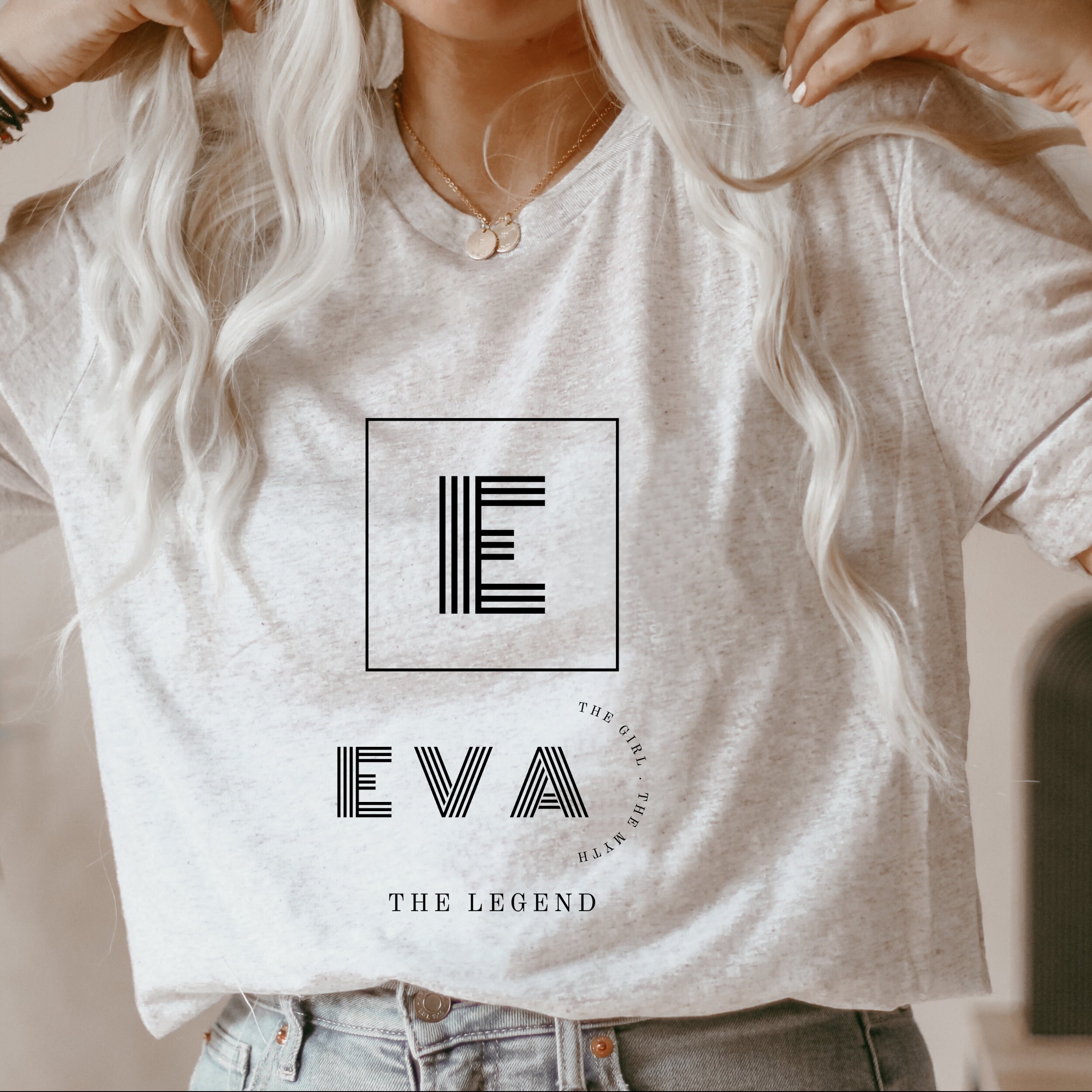 Eva, Eva T-shirt, Ash T-shirt, Eva Personalized, Eva Name, Eva Idea ...