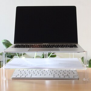 Laptop Stand and Desk Organiser Two Tier - Etsy