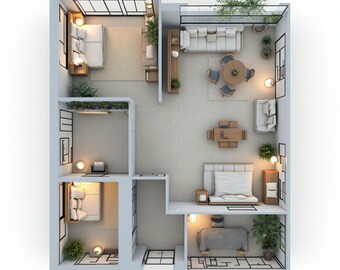 USA Custom Modern House Plans 2D-3D Drafting & Visualization Services - Etsy