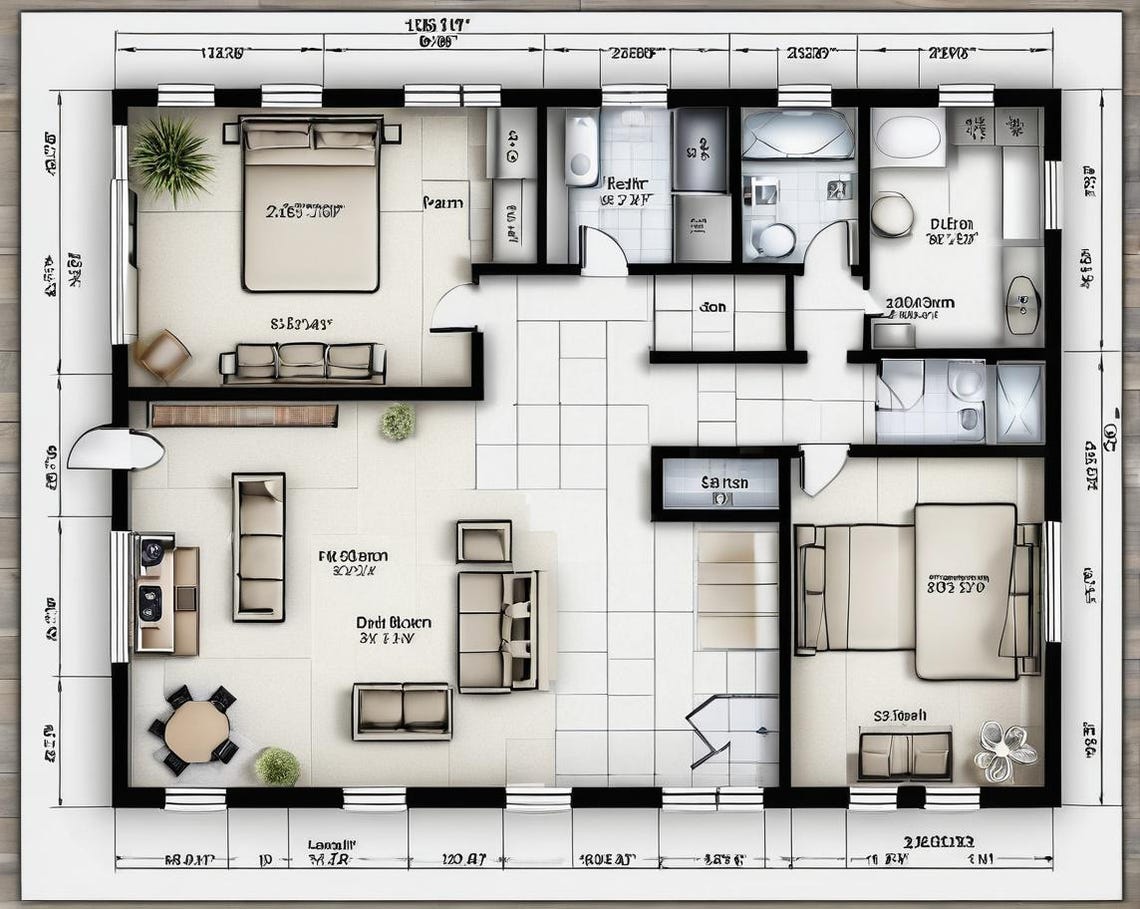Custom House Plans Drafting & 2D-3D Modern Visualization Services - Etsy