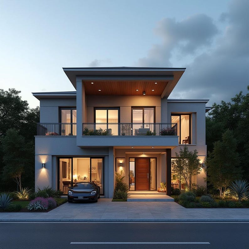 Custom Modern House Plans & 2D-3D Drafting Services: Tiny, Ranch, Beach ...