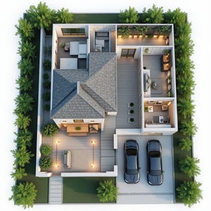 Personalized House Plans: Modern, Cottage, European + 2D-3D Drafting - Etsy