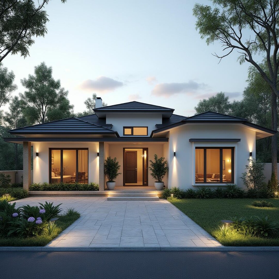 Custom Modern House Plans: 2D-3D Visualization & Drafting Services ...