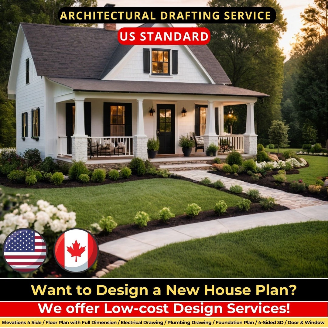 Custom Modern House Plans & Architectural Visualization in 2D-3D - Etsy