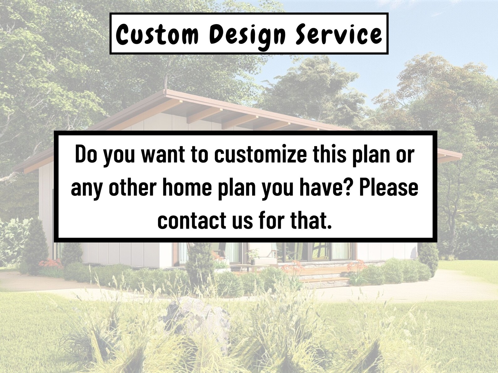 Custom Modern Tiny House Plans 3 Bedroom & 2 Bathroom With - Etsy