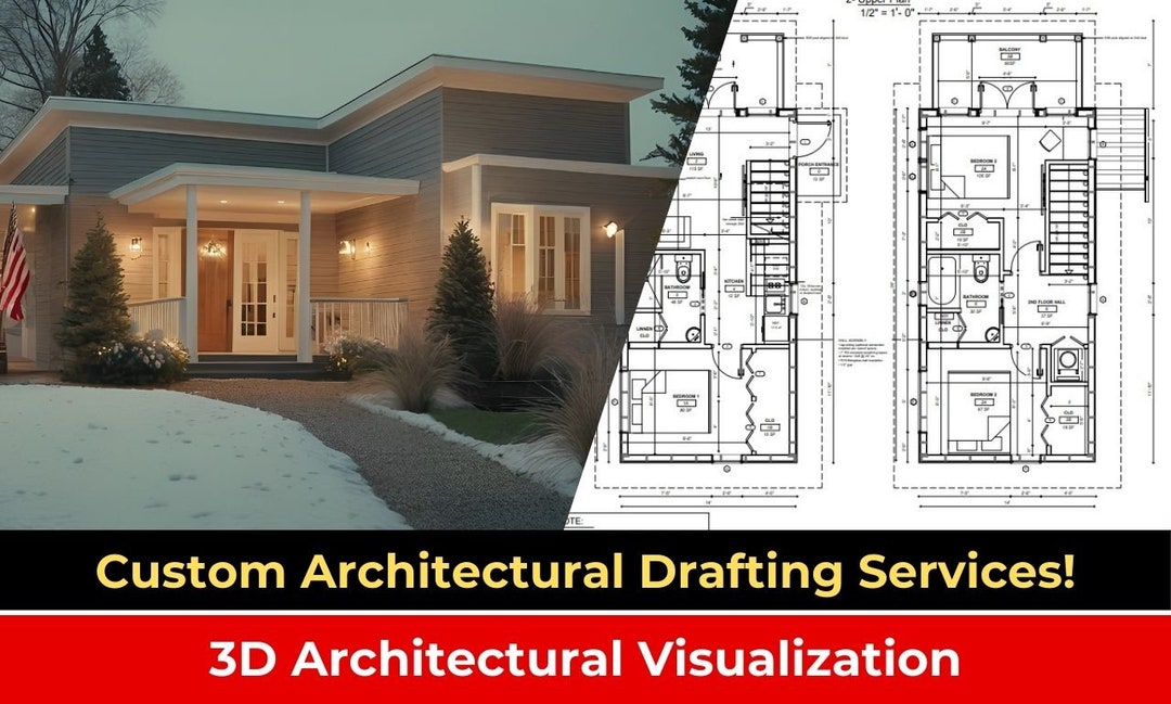 Custom Architectural Drafting Services & 3D Architectural Visualization ...