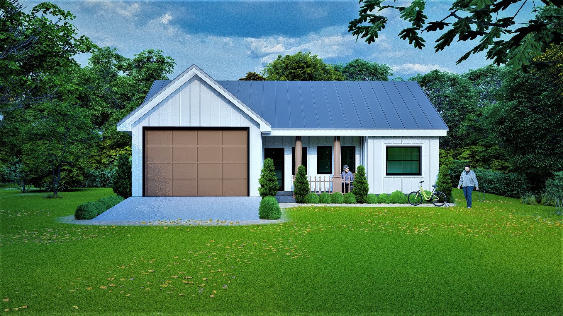 Custom Craftsman House Plan 3 Bed Room & 2 Bath Room - Etsy