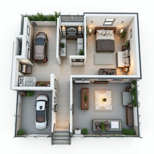 Custom Modern & Country House Plans + 2D-3D Visualization Services - Etsy