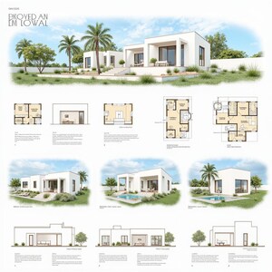 Expert 3D Visualization & House Plans for 4 Bedrooms and Living Spaces ...