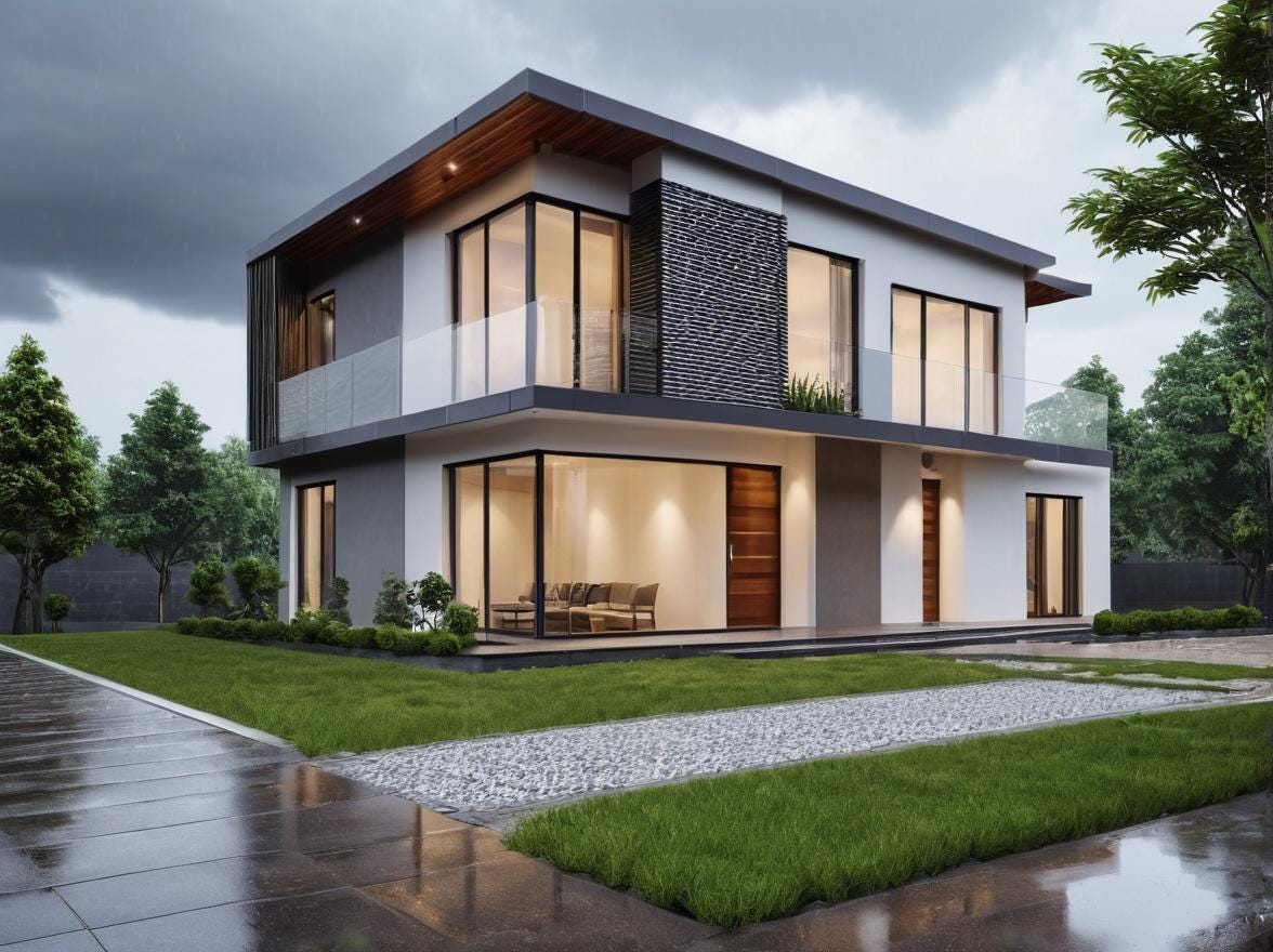 2D-3D Architectural Visualization & Custom Modern House Plans - Etsy