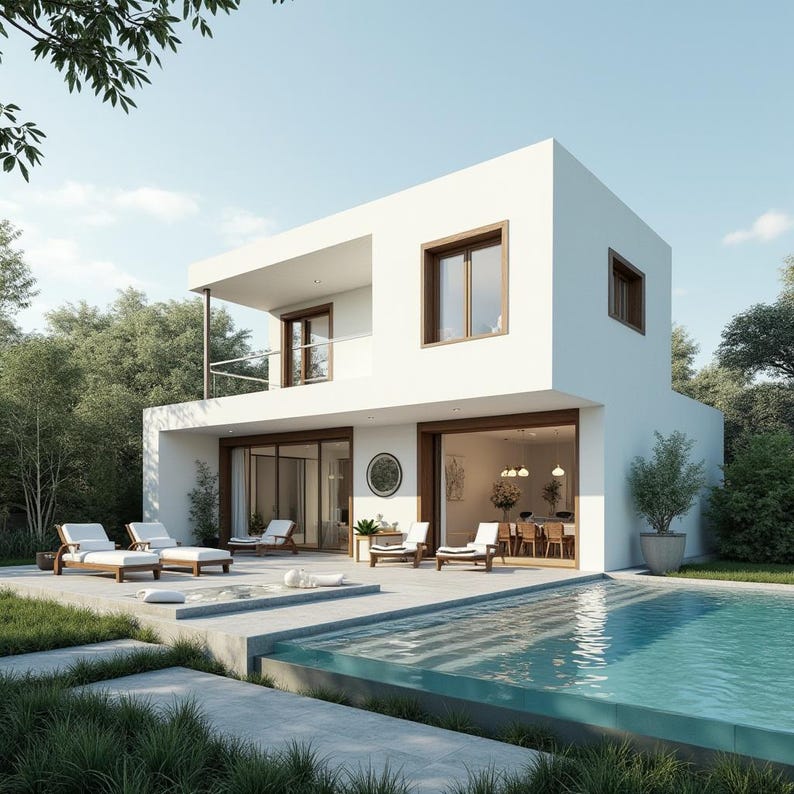 Custom Modern & Traditional House Plans: 2D-3D Drafting Services - Etsy