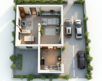 USA Custom Modern House Plans 2D-3D Drafting & Visualization Services - Etsy