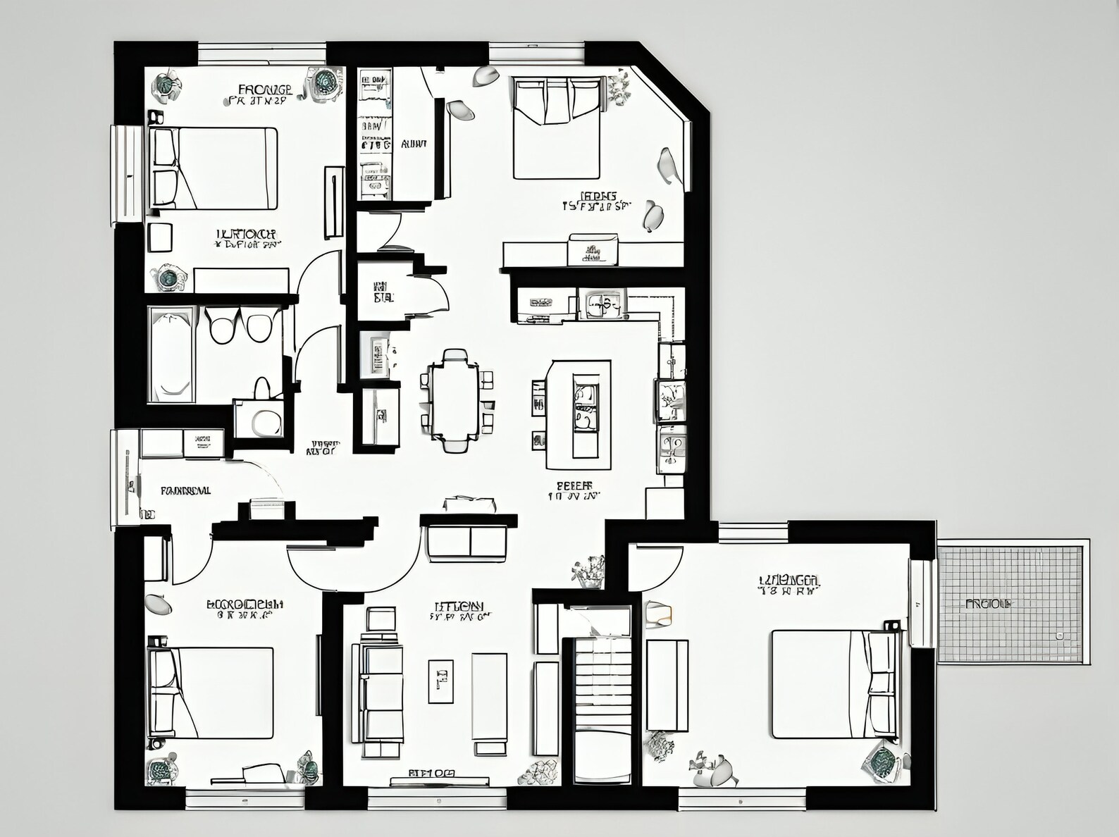 Custom Modern House Plans USA & 3D Visualization - Low-cost - Etsy
