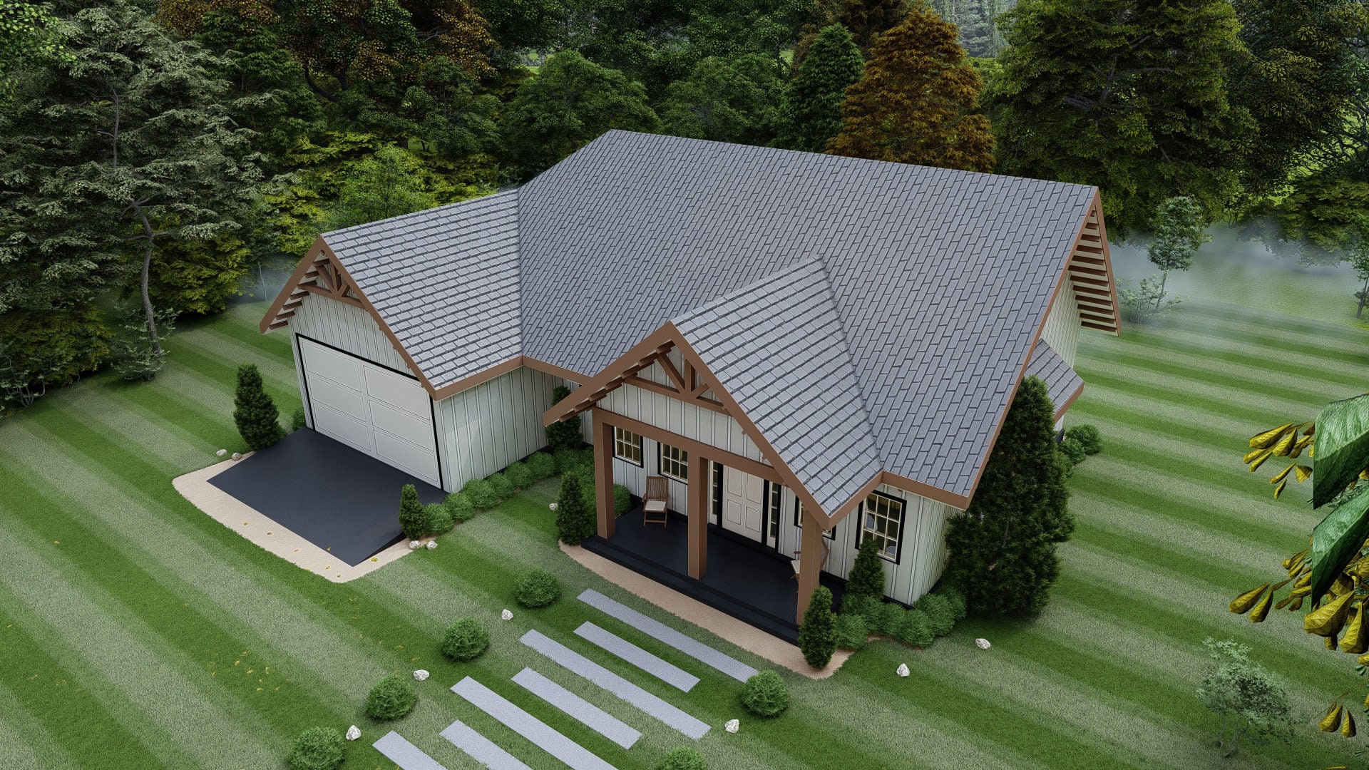 Custom Modern House Plans Cottage Cabin House Plans 2100 - Etsy