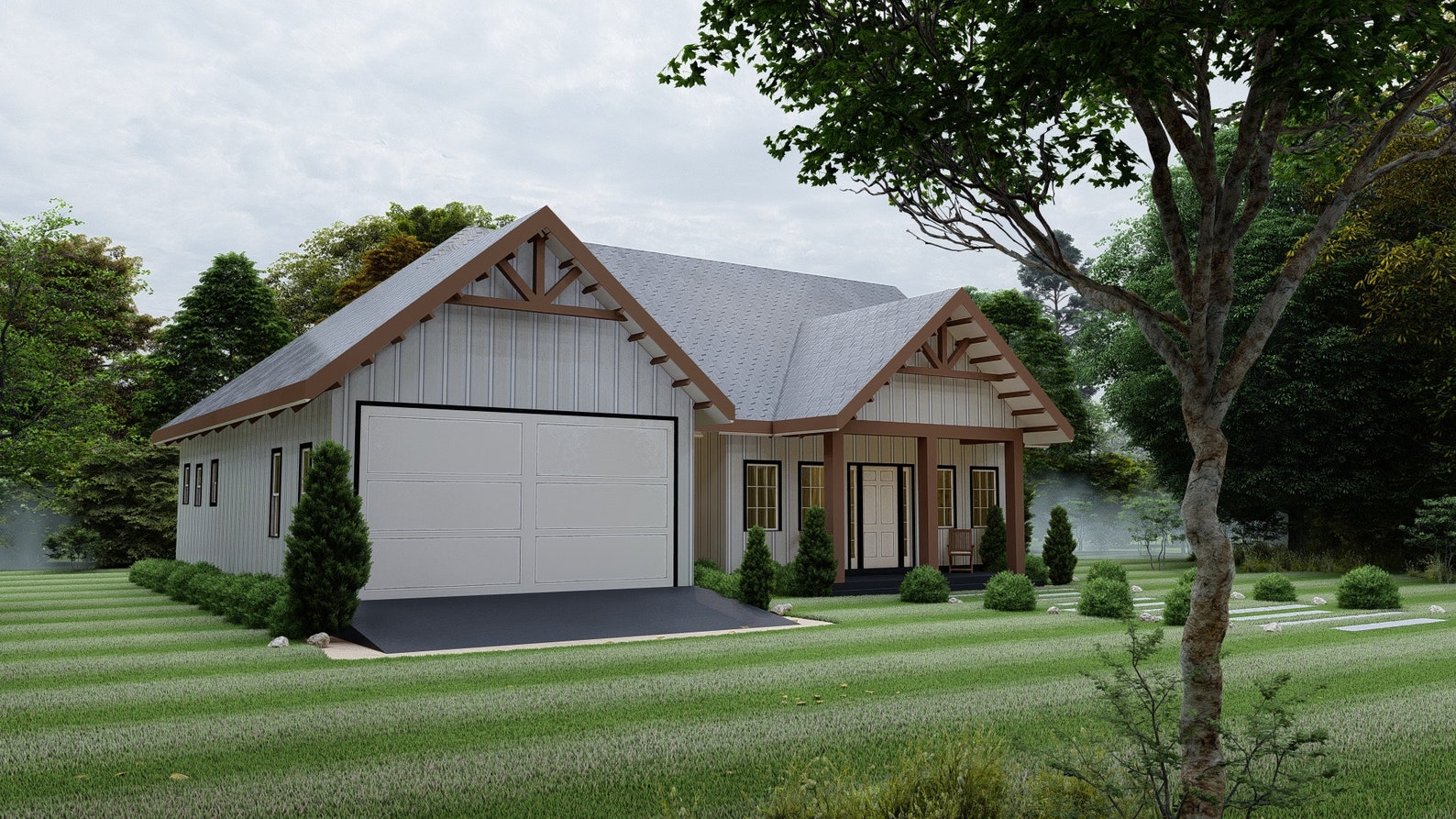 Custom Modern House Plans Cottage Cabin House Plans 2100 - Etsy