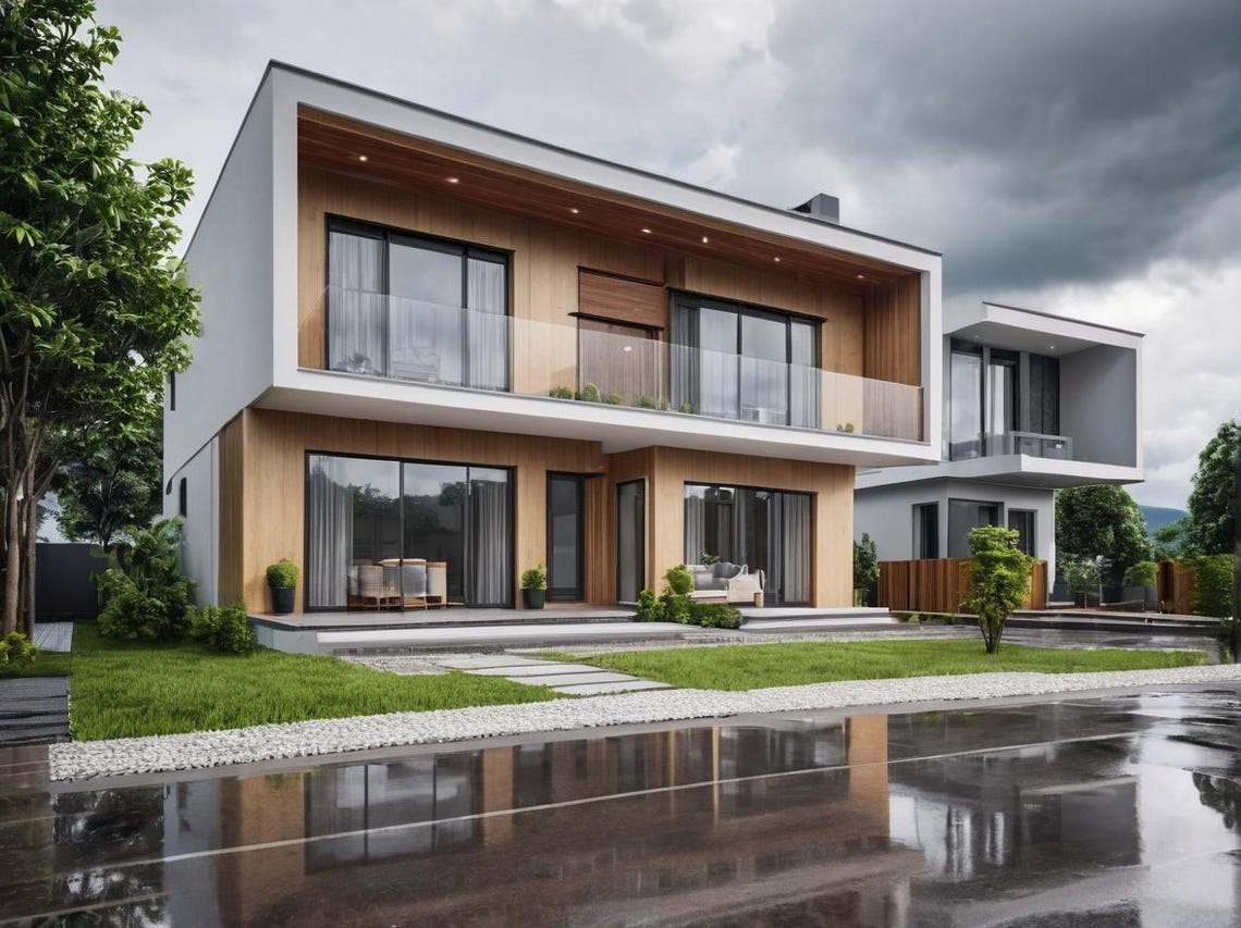 2D-3D Modern House Plans Drafting & Visualization Services - Etsy