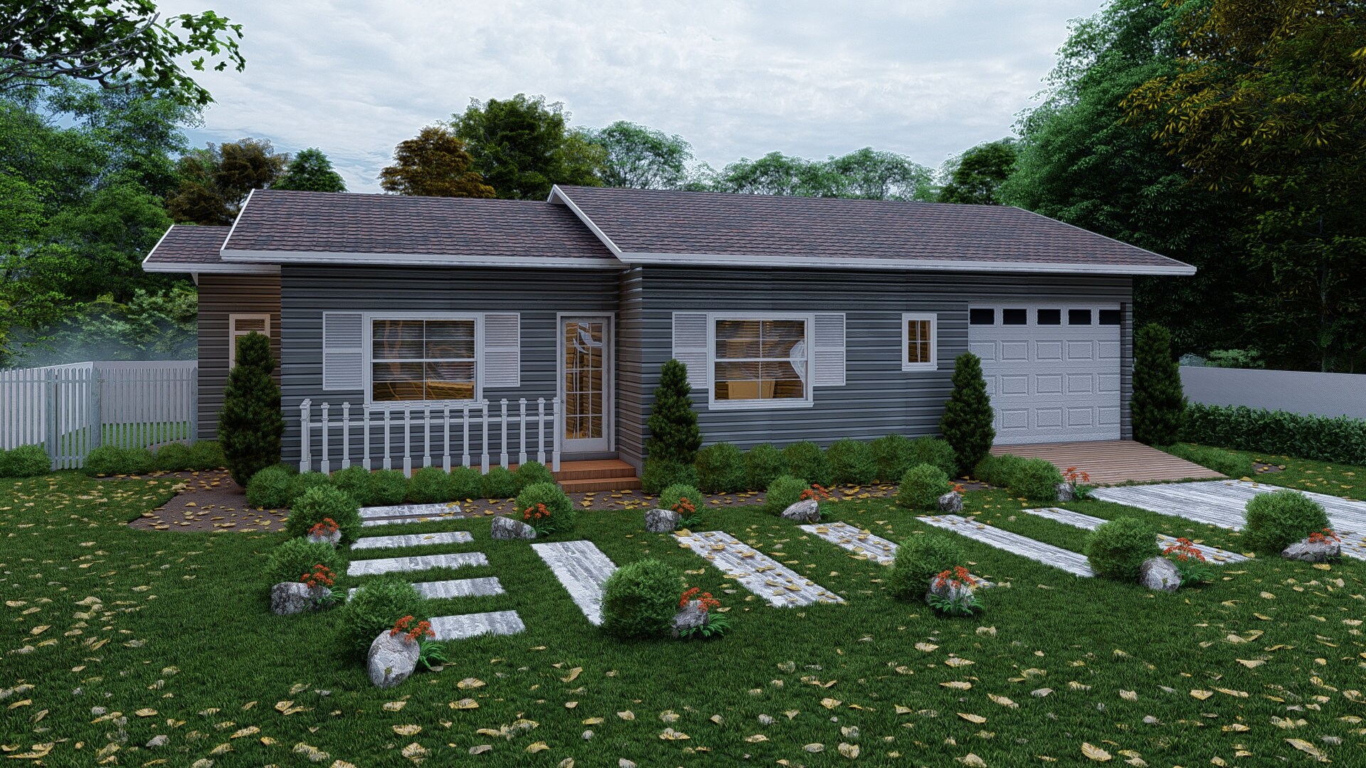 Custom Craftsman Home Plans 3 Bedroom & 2 Bathroom With Free - Etsy