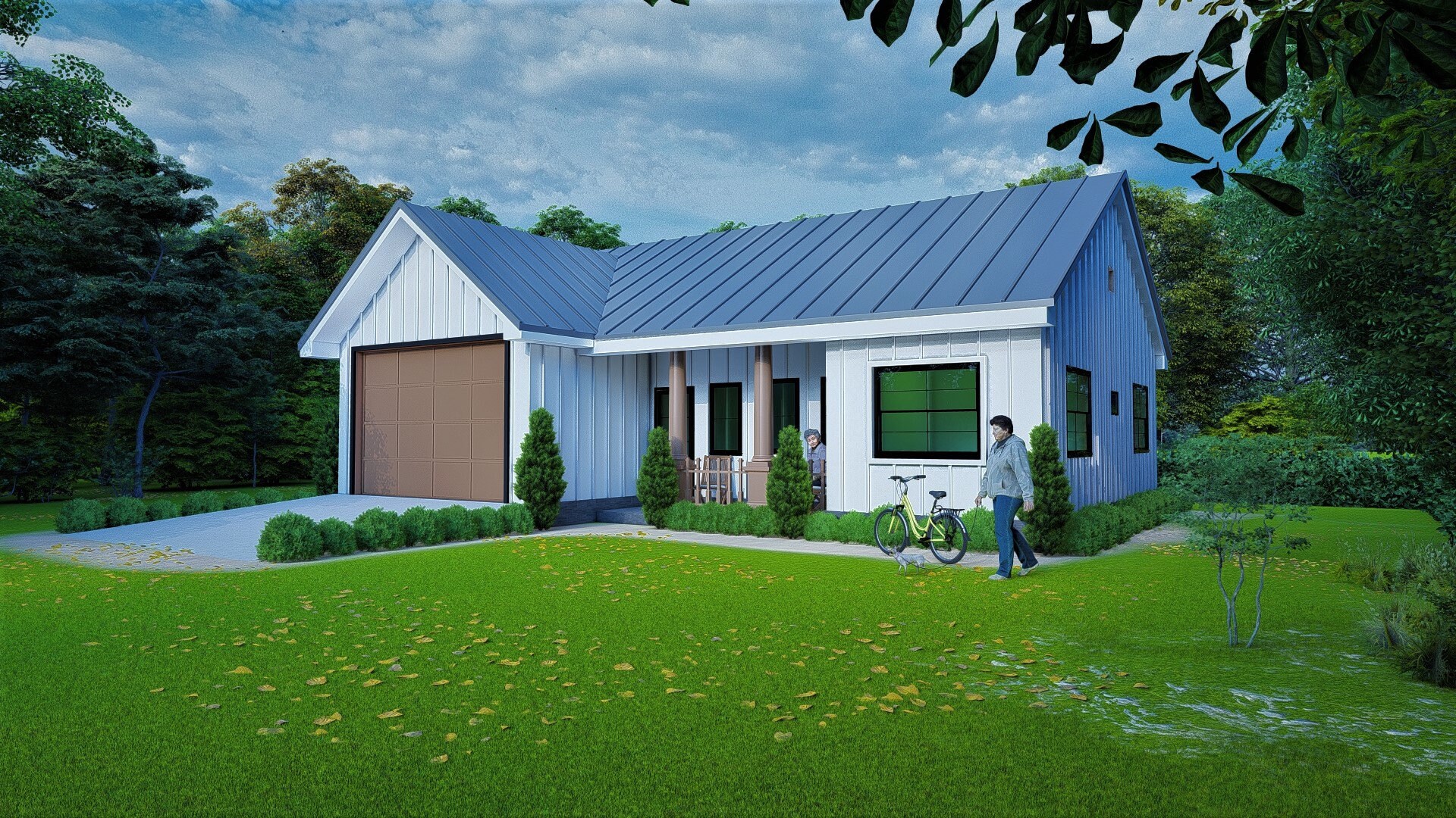 Custom Craftsman House Plan 3 Bed Room & 2 Bath Room - Etsy