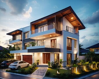 Drafting Custom Modern House Plans With 2D-3D Visualization Services - Etsy