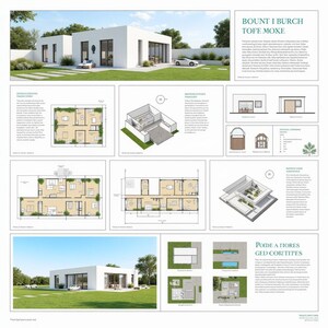 Expert 3D Visualization & House Plans for 4 Bedrooms and Living Spaces ...