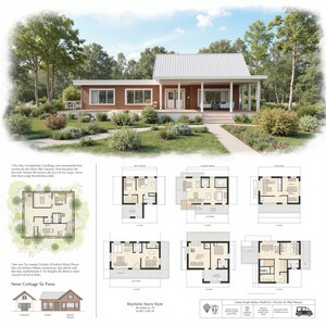 Custom 4 Bedroom Low Cost House Plan Design Services Architectural House - Etsy