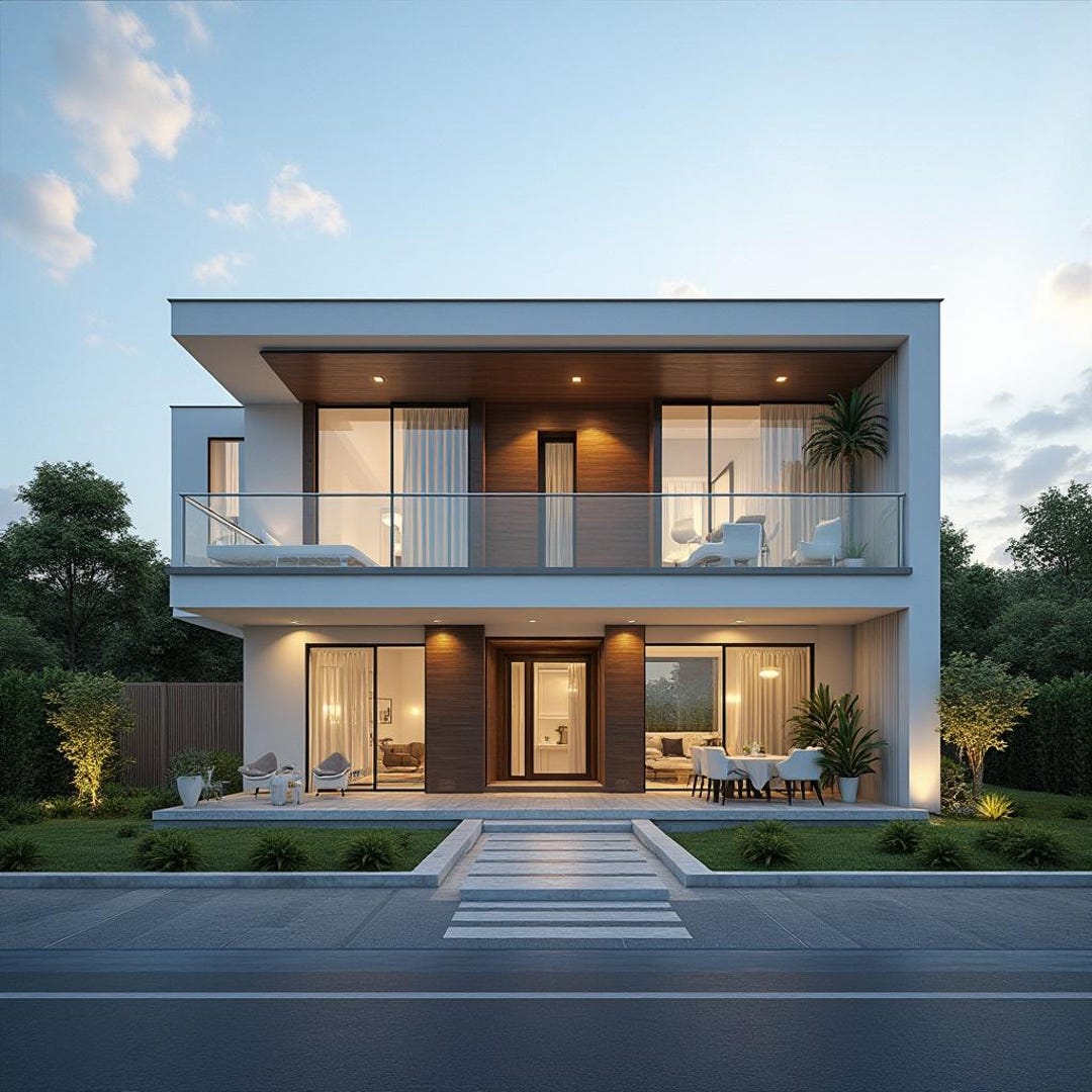 Modern 4 Bedroom Home Plan With 3 Baths – Free Autocad Files - Etsy Canada
