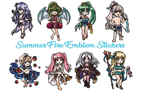 FEH Summer Stickers | Etsy