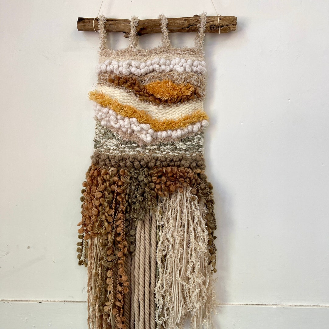 Woven Wall Hanging, Art Weaving, Woven Wall Tapestry, Boho Wall Decor ...