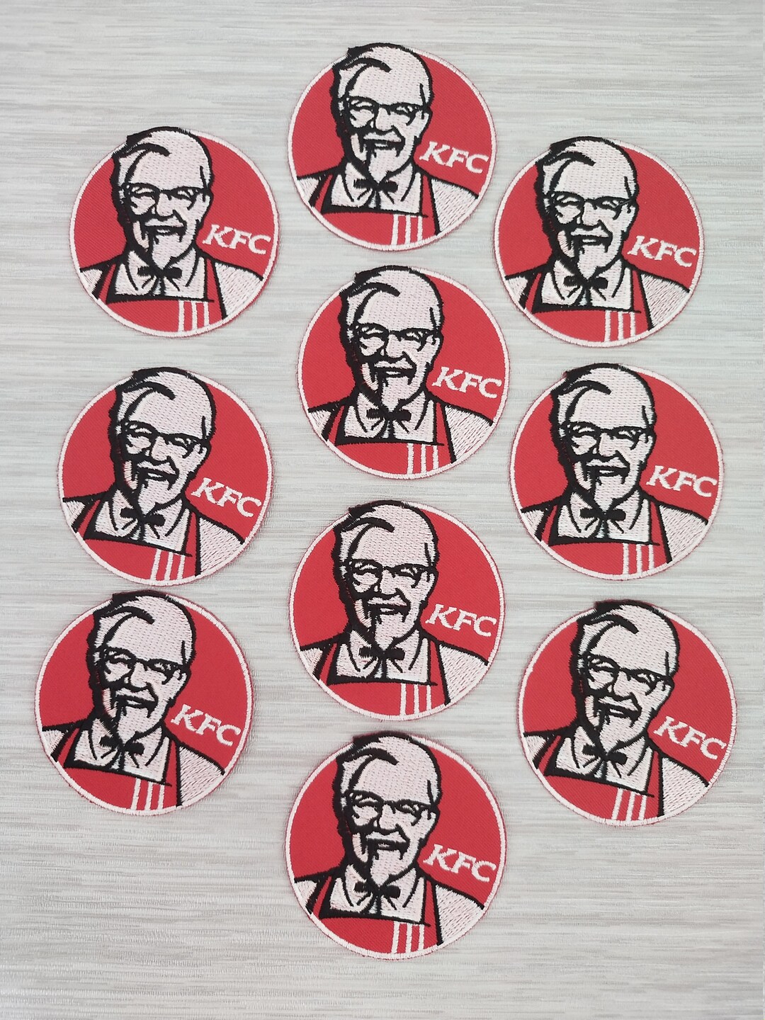 10 Pcs KFC Food Drink Iron on Patches Embroidered or Sew for - Etsy