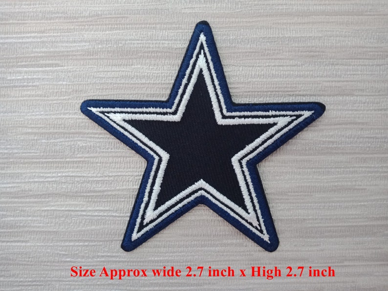 10 Pcs Dallas Cowboys Football Team Sport American Embroidered Patches ...