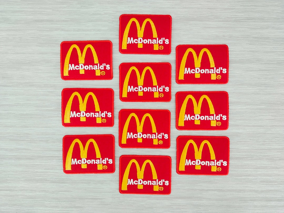 10 Pcs Mcdonald's Drink Food Embroidered Patches Iron or Sew for Back ...