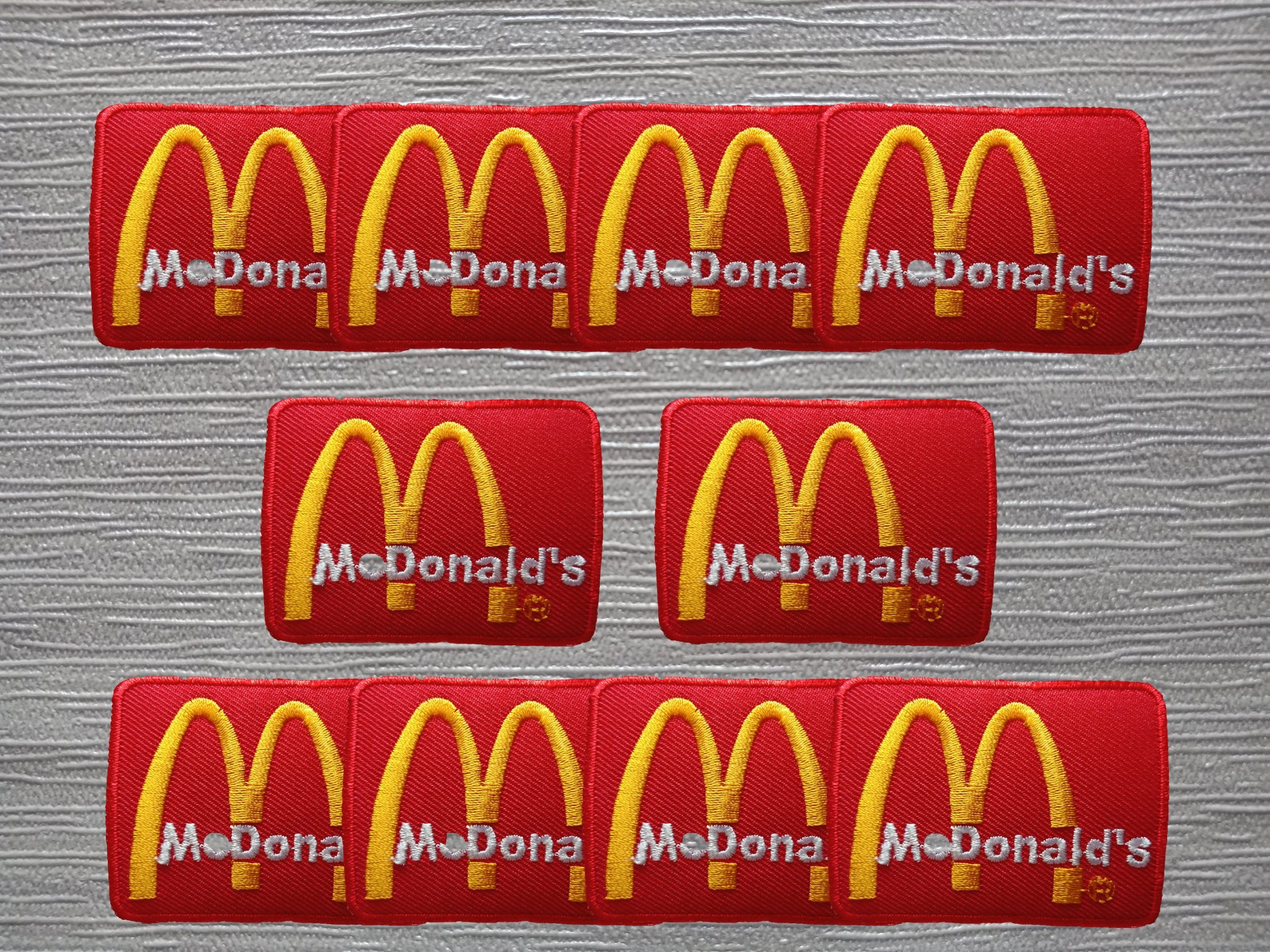 10 Pcs Mcdonald's Drink Food Embroidered Patches Iron or Sew for Back ...